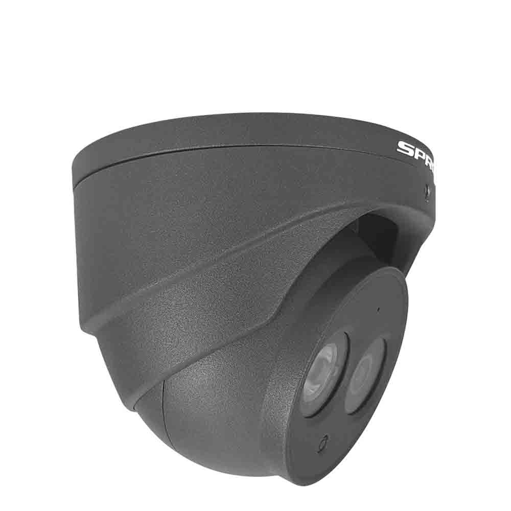 Spro 6mp 2 8mm Ip Fixed Lens Turret Grey Camera With Microphone