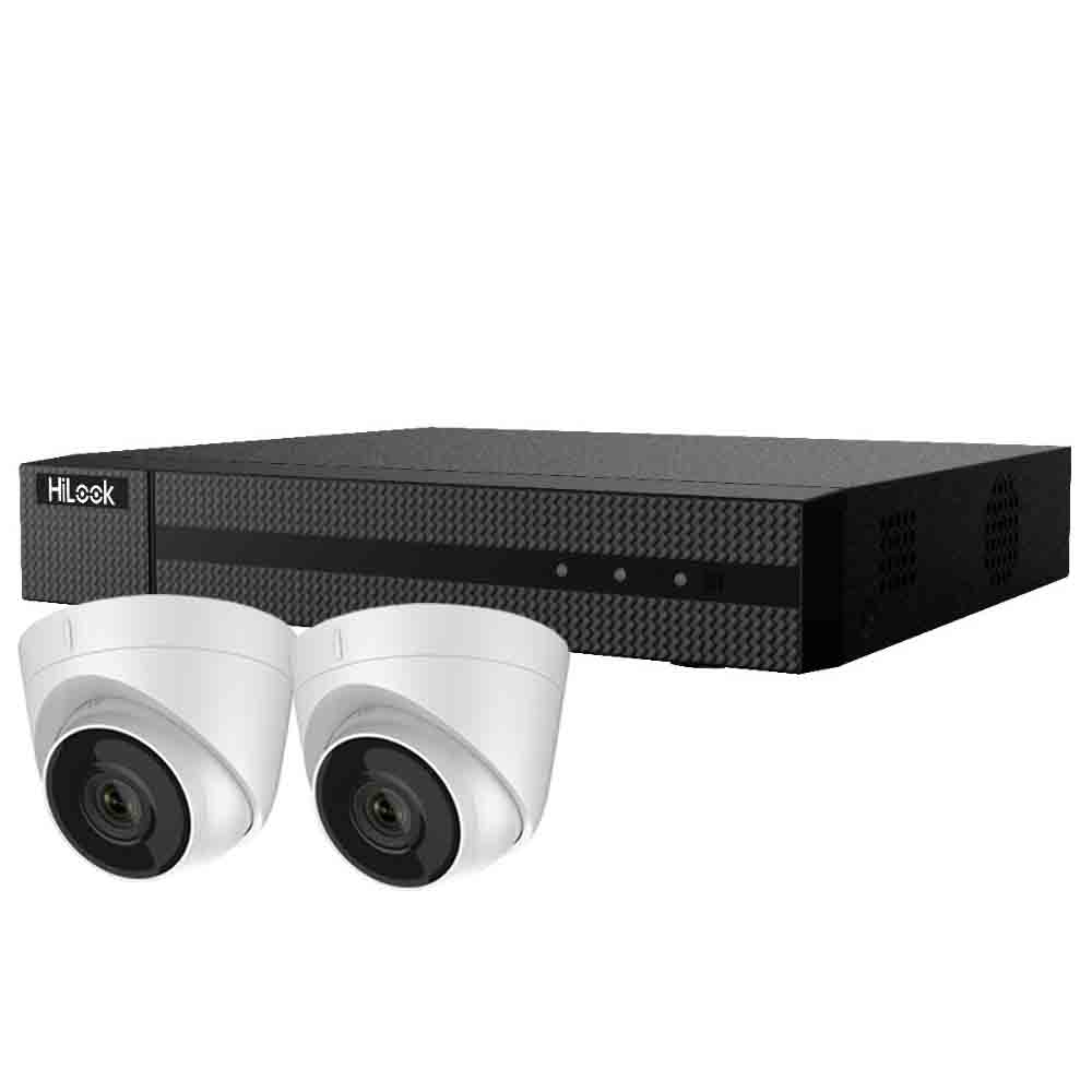Hilook By Hikvision 4ch Ip Cctv Kit With 2x 8mp 4k Uhd H 265 Wdr Ip